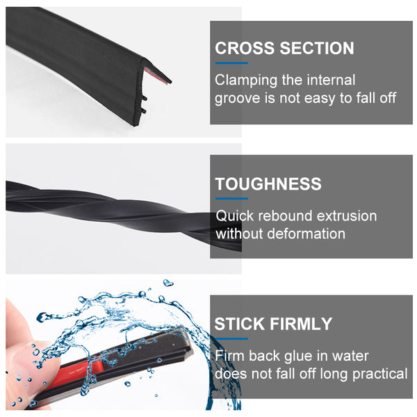 V Shape Car Window Seal Strip Auto Rubber Side Window Filler – SEAMETAL